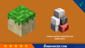 ¿Cómo hacer concreto o cemento en Minecraft? - Blanco, gris, rojo y ...