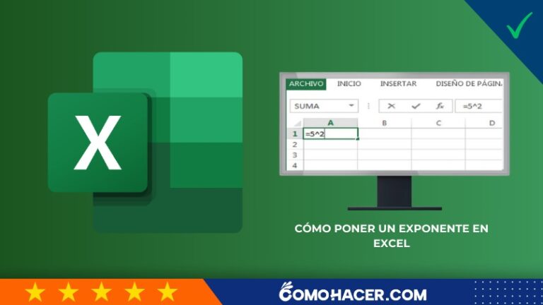 ¿Cómo poner un exponente en Excel? - Guía rápida para el uso del ...